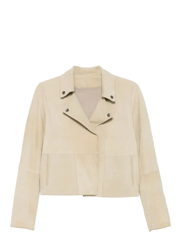 Frenckenberger Suede Jacket - Neutrals