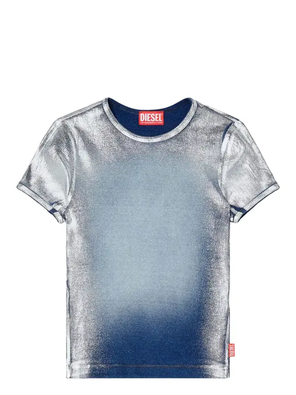 DIESEL T-ele-long-q1 T-shirt - Blue