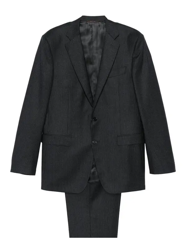 Canali Pinstriped Suit - Grey