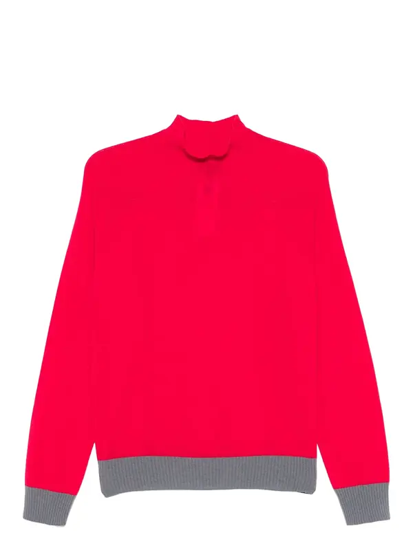 Emporio Armani Contrast Trim Sweater - Pink