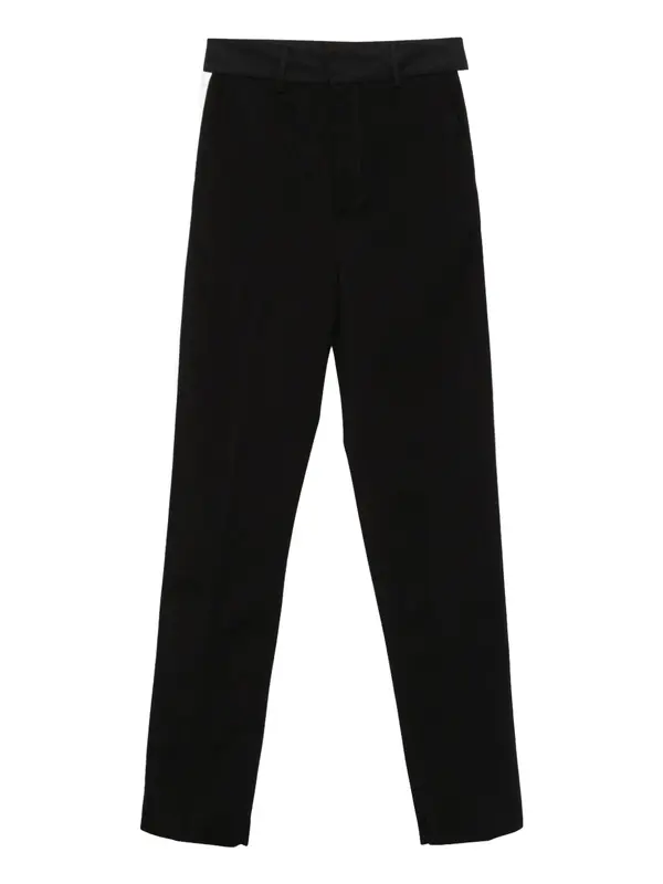 MERYLL ROGGE Twill-weave Trousers - Black