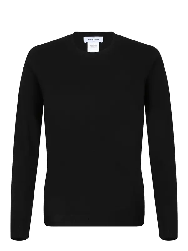 GRAN SASSO Crew-neck Sweater - Black