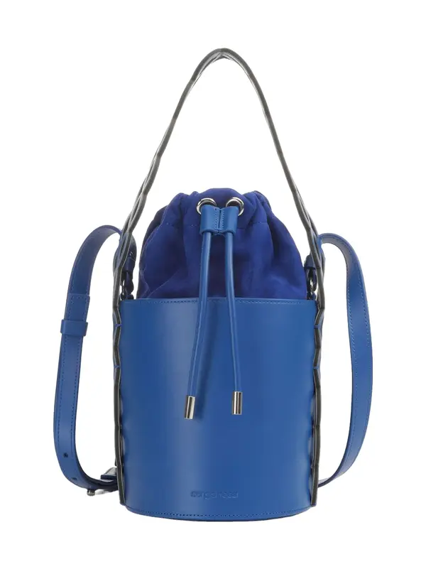 SERGIO ROSSI Sr Mermaid Bucket Bag - Blue