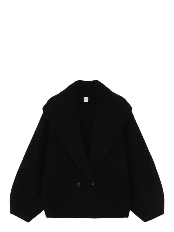 TOTEME Shawl-lapels Cardigan - Black