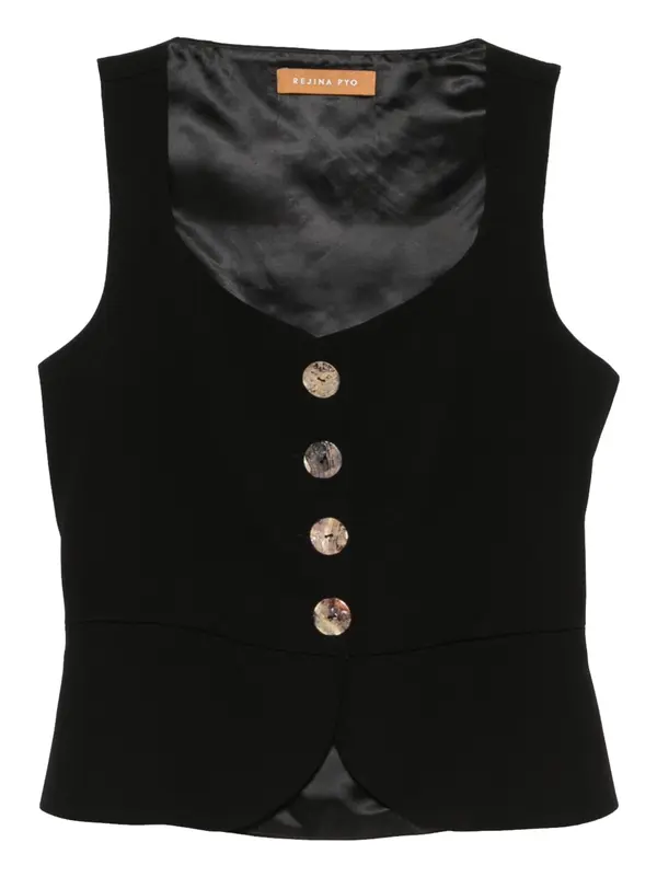 REJINA PYO Eunice Vest - Black