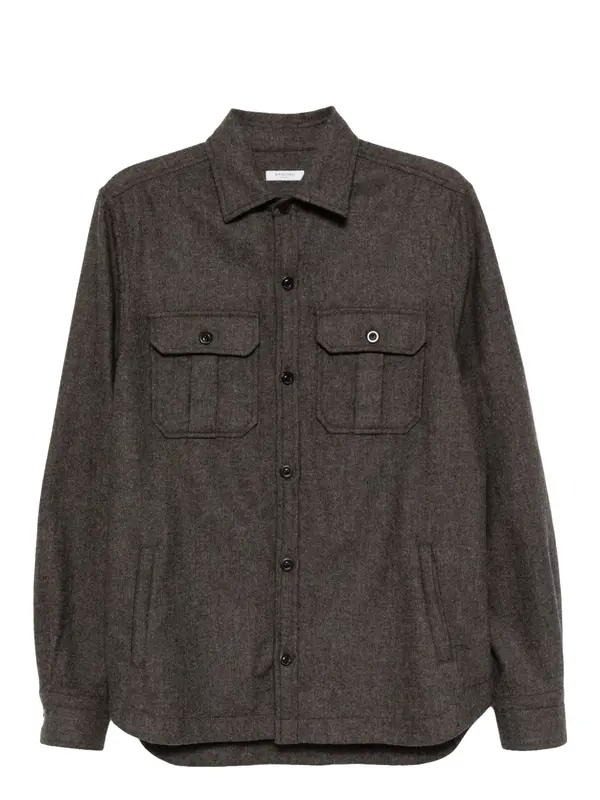 Boglioli Virgin Wool Flannel Jacket - Grey