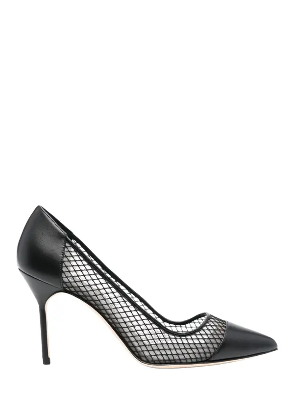 Manolo Blahnik 90mm Capcour Pumps - Black