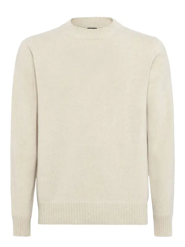 Boggi Milano Cashmere Jumper - Neutrals