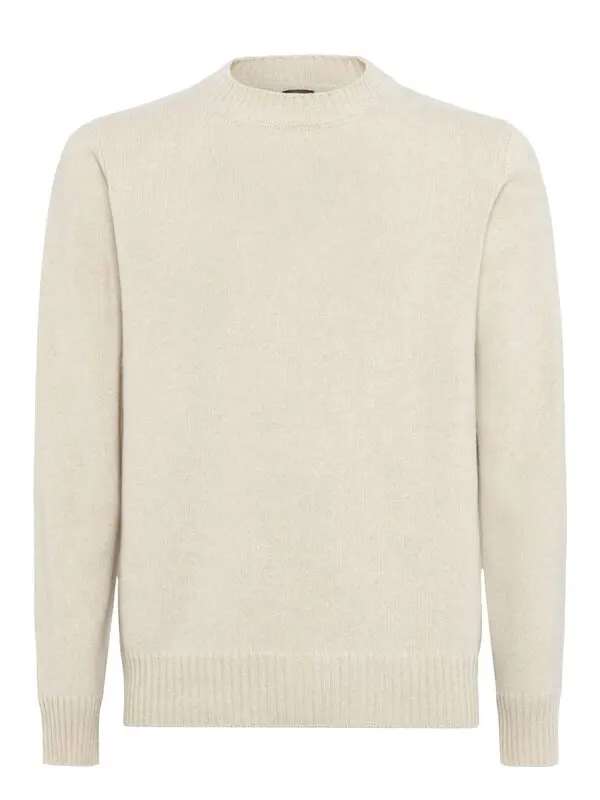 Boggi Milano Cashmere Jumper - Neutrals