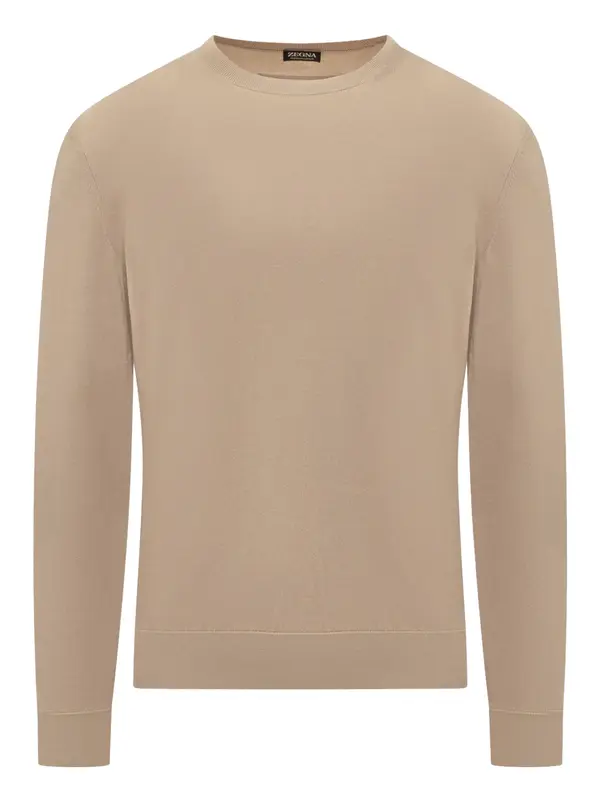 Zegna Cotton Sweater - Neutrals