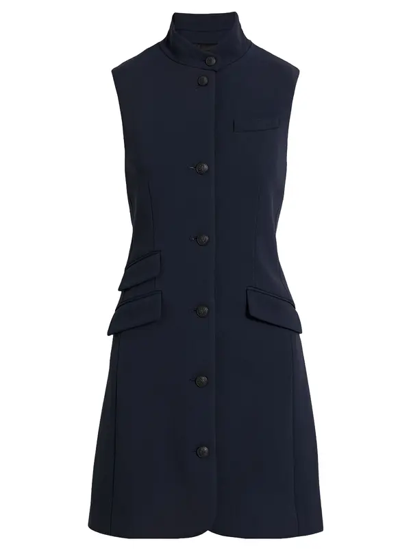 Rag & Bone Slade Twill Mini Dress - Navy
