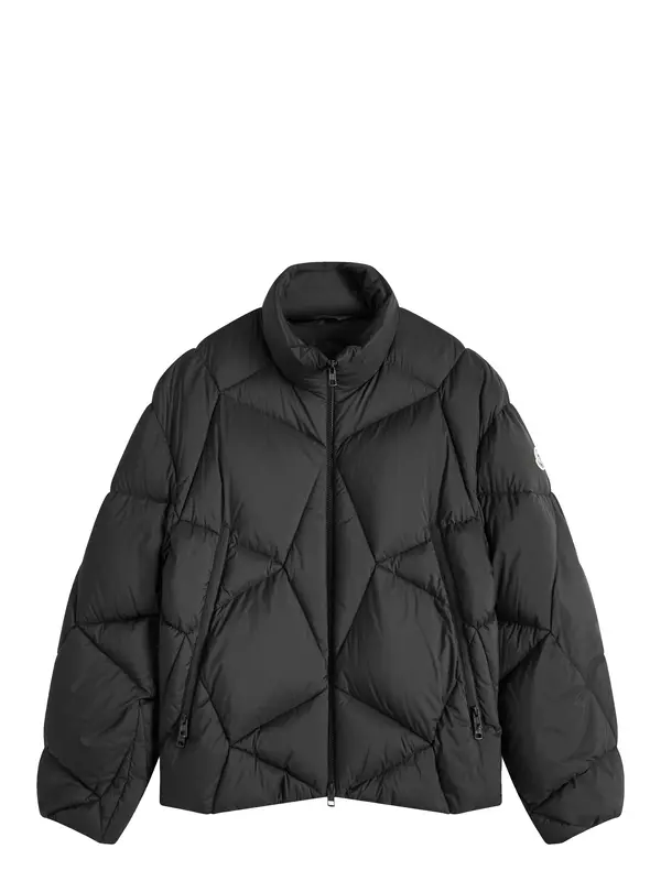 Moncler Vardar Lightweight Nylon Down Jacket - Black