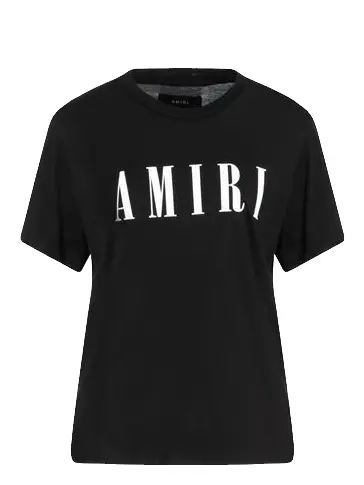Amiri Logo-print Cotton T-shirt - Black