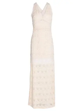 Guess Lace Maxi Dress - Beige