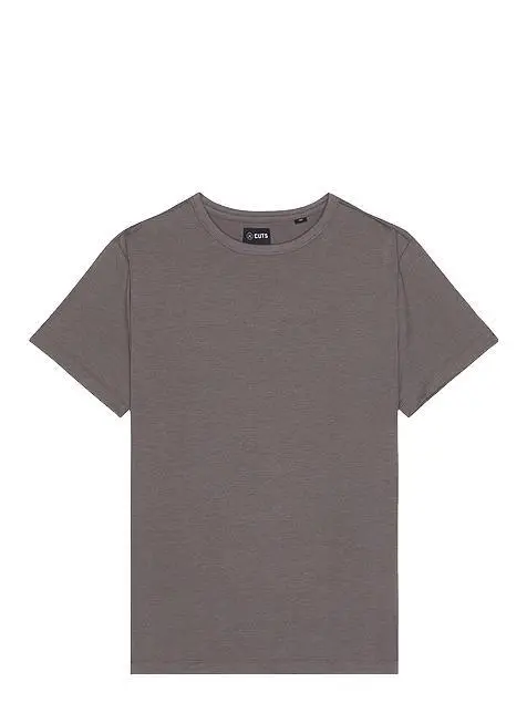 CUTS Forever Tee In Grey - Steel