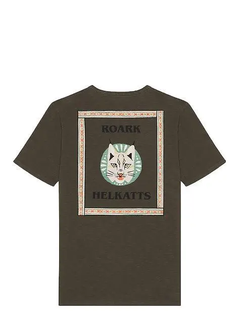 ROARK Helkatts Organic Tee In Army - Military