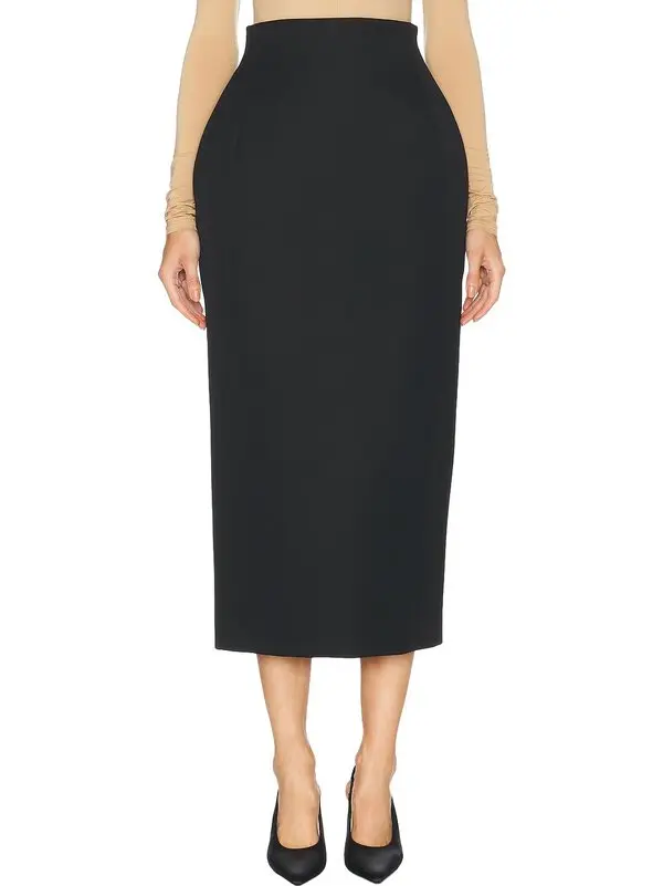 Wardrobe.NYC X Rosie Huntington-whiteley Sculpted Skirt - Black