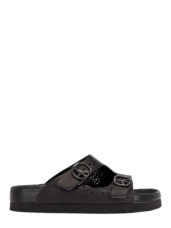 Needles Double Strap Sandals - Black