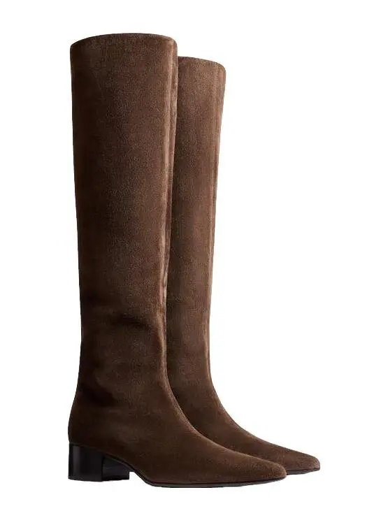 Khaite Andee Knee High Boots - Ebano