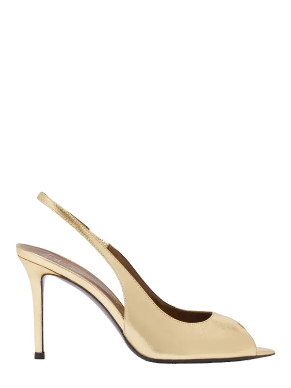 GIUSEPPE ZANOTTI Intriigo Open Toe 90 - Gold