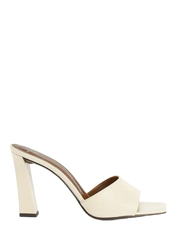 GIUSEPPE ZANOTTI Talia 90 Leather Mules - Gold