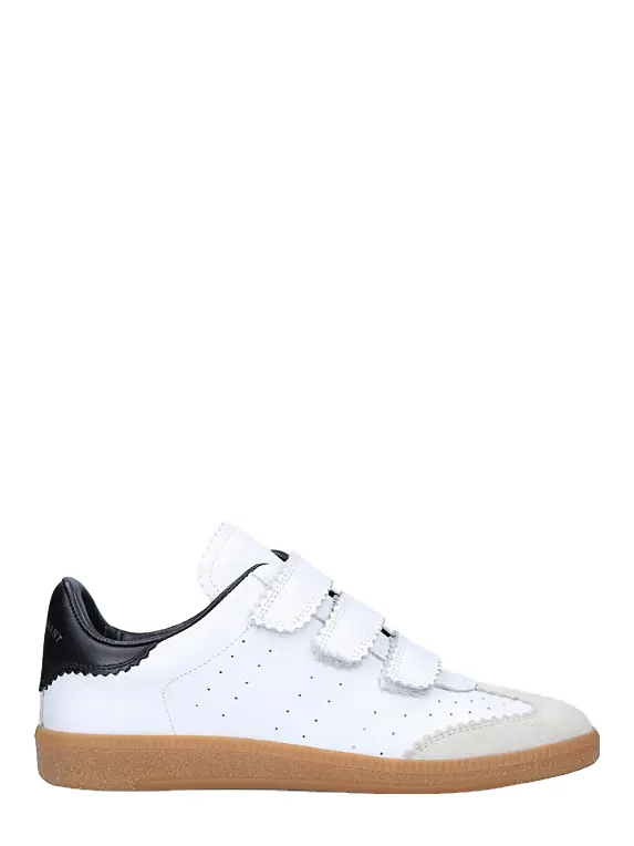 Isabel Marant Beth Leather Low-top Trainers - White/oth