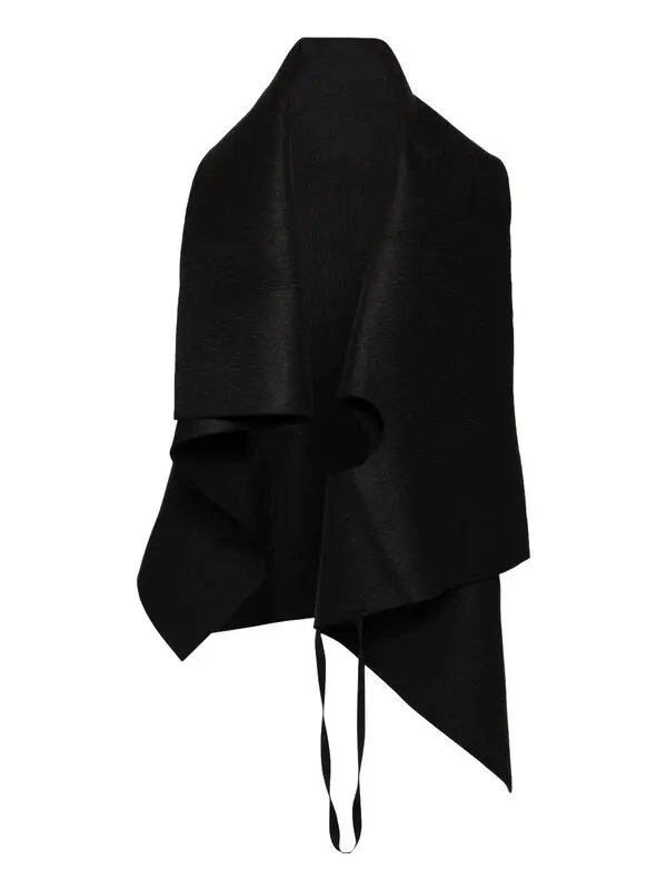 Boris Bidjan Saberi Wool Cape - Black