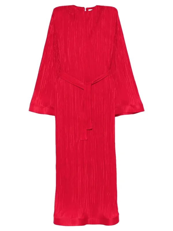 ATU BODY COUTURE Pleated Maxi Dress - Red