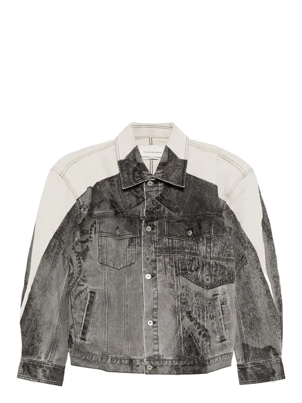 FENG CHEN WANG Denim Jacket - Grey
