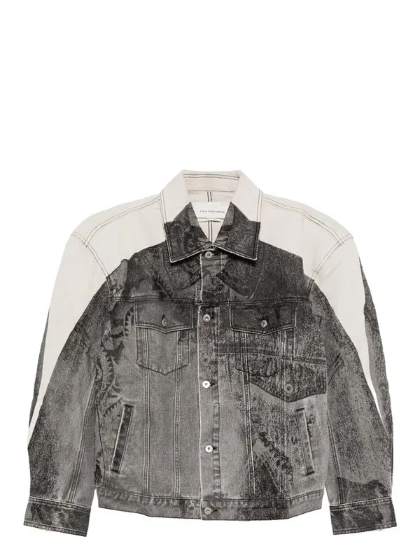FENG CHEN WANG Denim Jacket - Grey