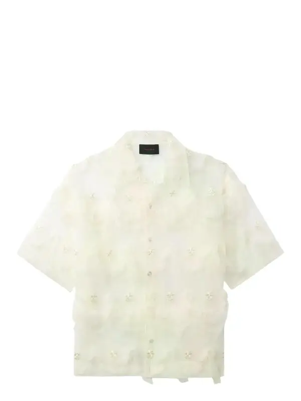Simone Rocha Embroidered Shirt - White