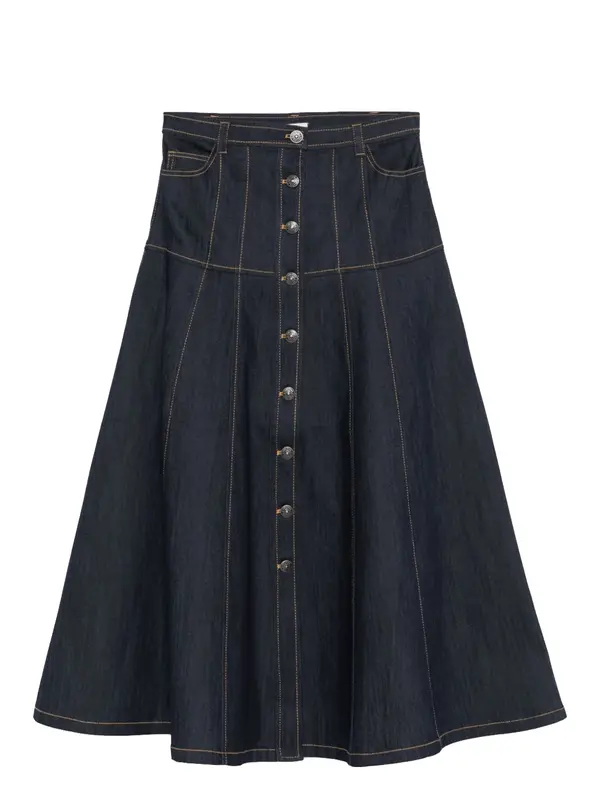 Cinq À Sept Veena Midi Skirt - Blue