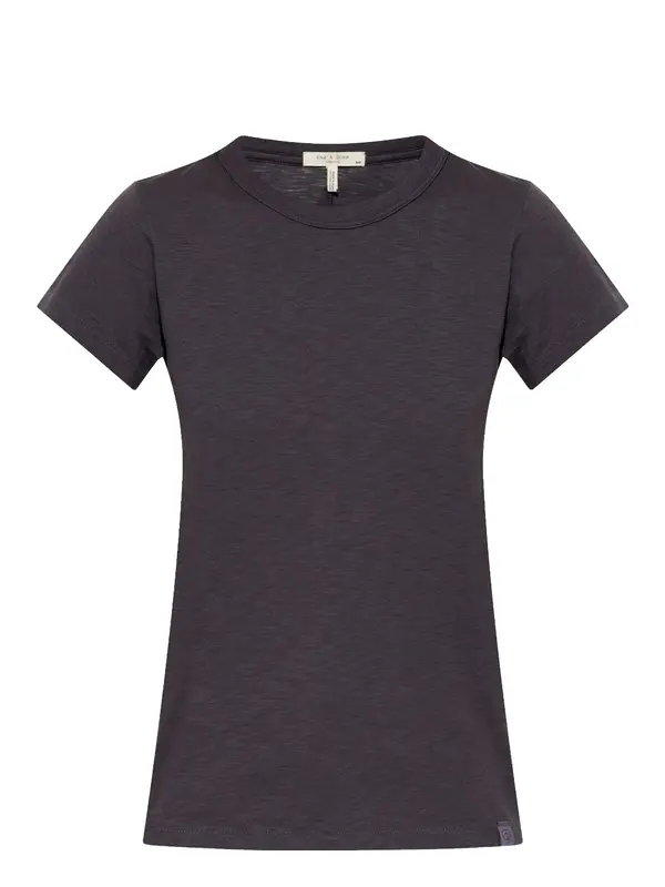 Rag & Bone Slub Crew-neck T-shirt - Grey