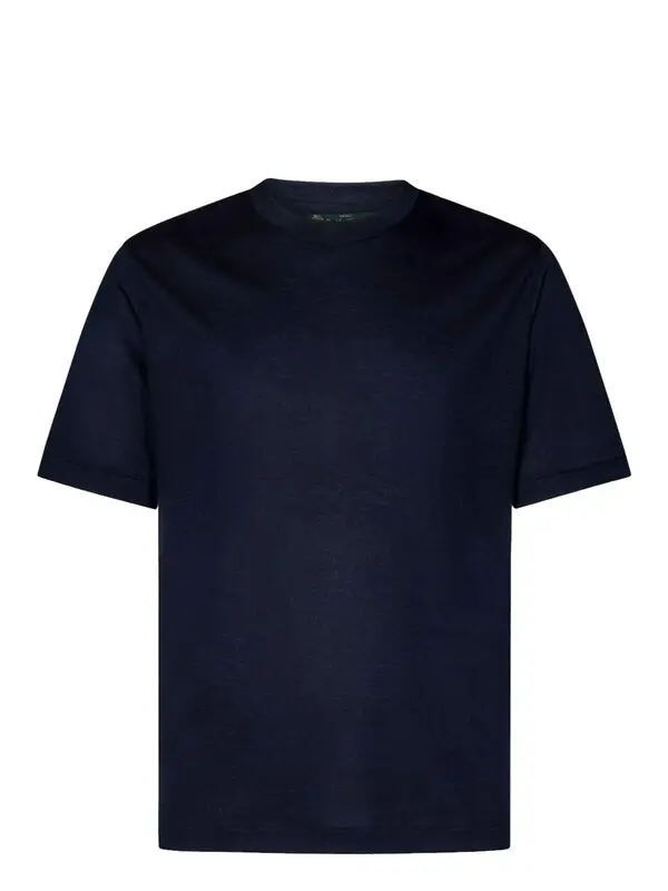 FRANZESE COLLECTION Alain Delon Cashmere T-shirt - Blue
