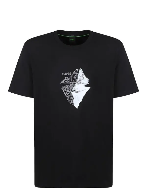 BOSS Graphic-print T-shirt - Black