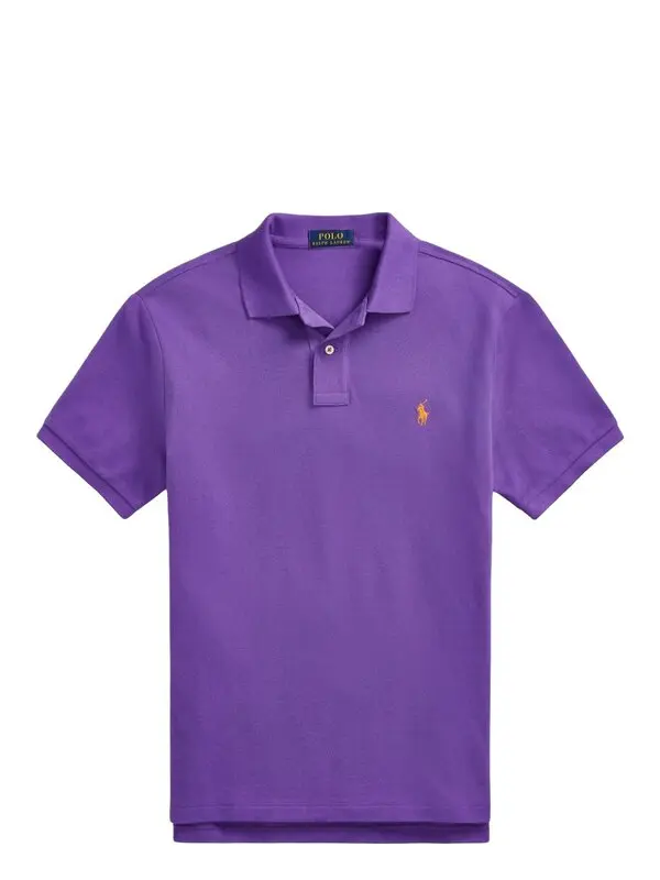 Polo Ralph Lauren Polo Pony Cotton Polo Shirt - Purple