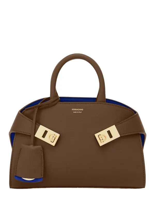 FERRAGAMO Mini Hug Tote - Brown