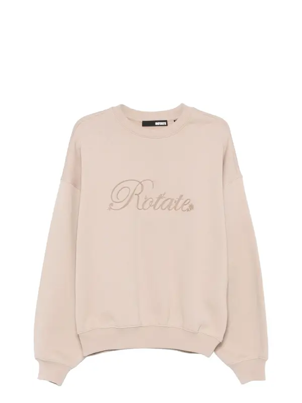 Remain Birger Christensen Logo-embroidered Sweatshirt - Neutrals
