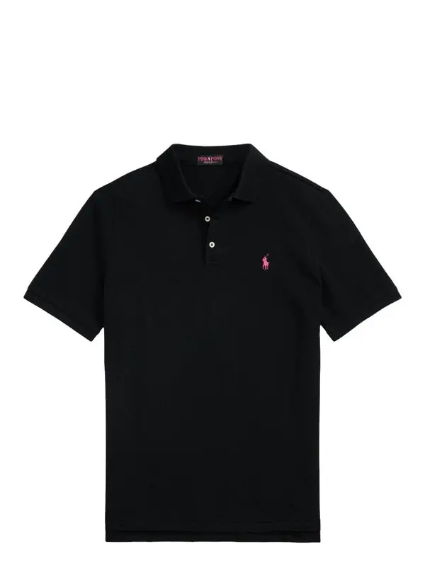 Polo Ralph Lauren Polo Pony Cotton Polo Shirt - Black