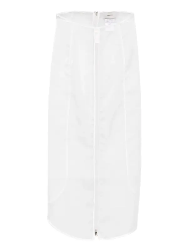Coperni Organza Maxi Skirt - White