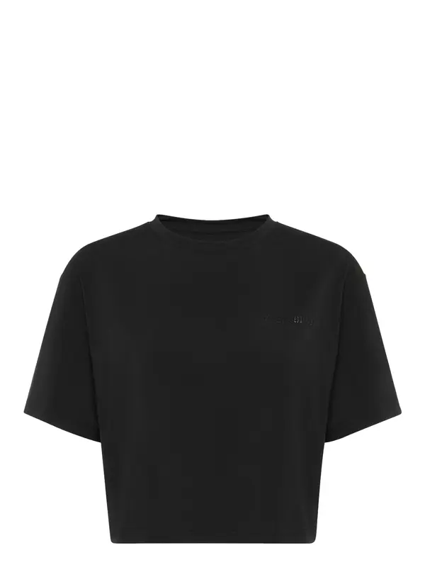 PLEIN SPORT Cropped T-shirt - Black