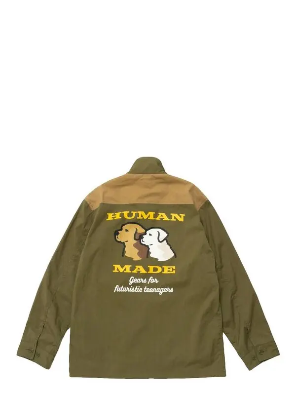 HUMAN MADE Graphic Hunting Jacket - Olive Drab