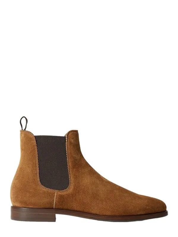Ralph Lauren Grantly Calf-suede Chelsea Boot - Cacao