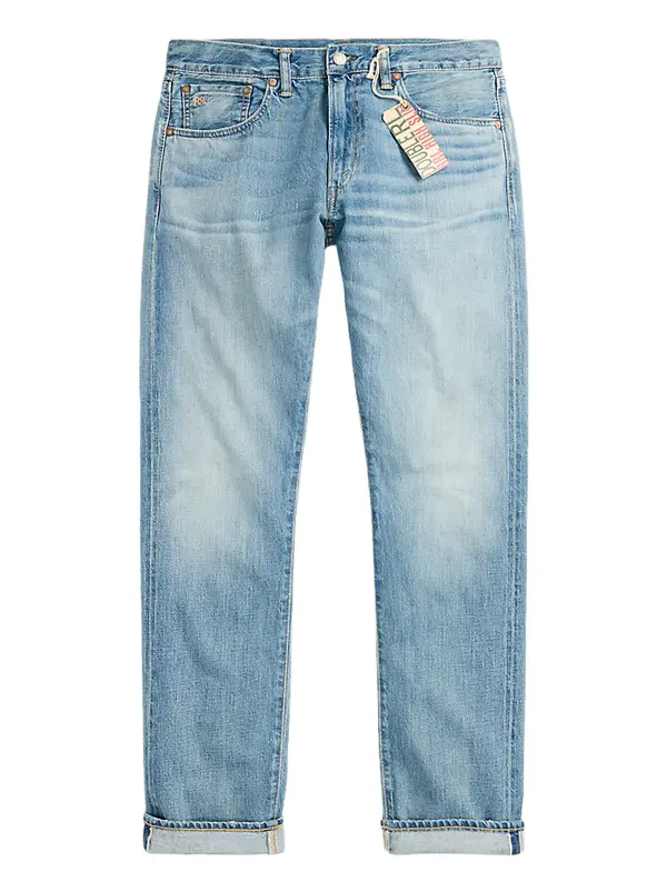Ralph Lauren High Slim Lawton Selvedge Jean - Lawton Wash