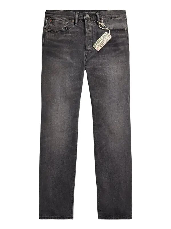 Ralph Lauren Purple Label Straight Fit Jean - Dusty Black Wash