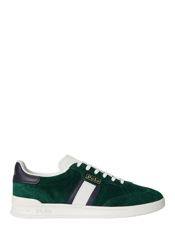 Ralph Lauren Heritage Aera Suede Sneakers - Forest/navy