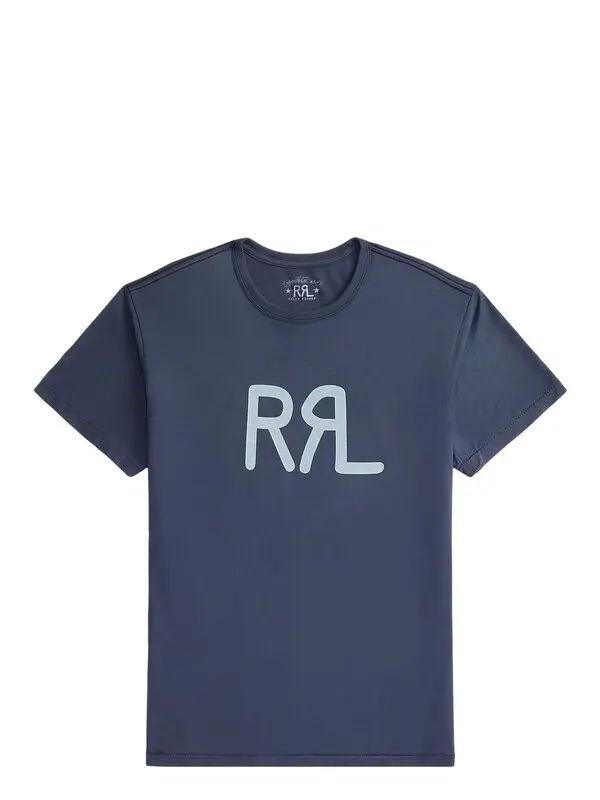 Ralph Lauren Ranch Logo T-shirt - Sea Blue