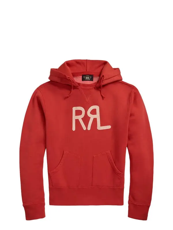 Ralph Lauren Ranch Logo Hoodie - Faded Red