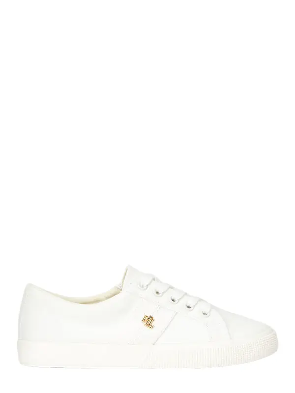 Ralph Lauren Janson Ii Canvas Sneaker - White