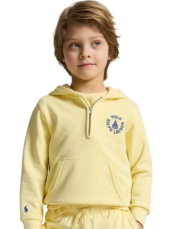 Ralph Lauren Logo French Terry Hoodie - T Bird Yellow